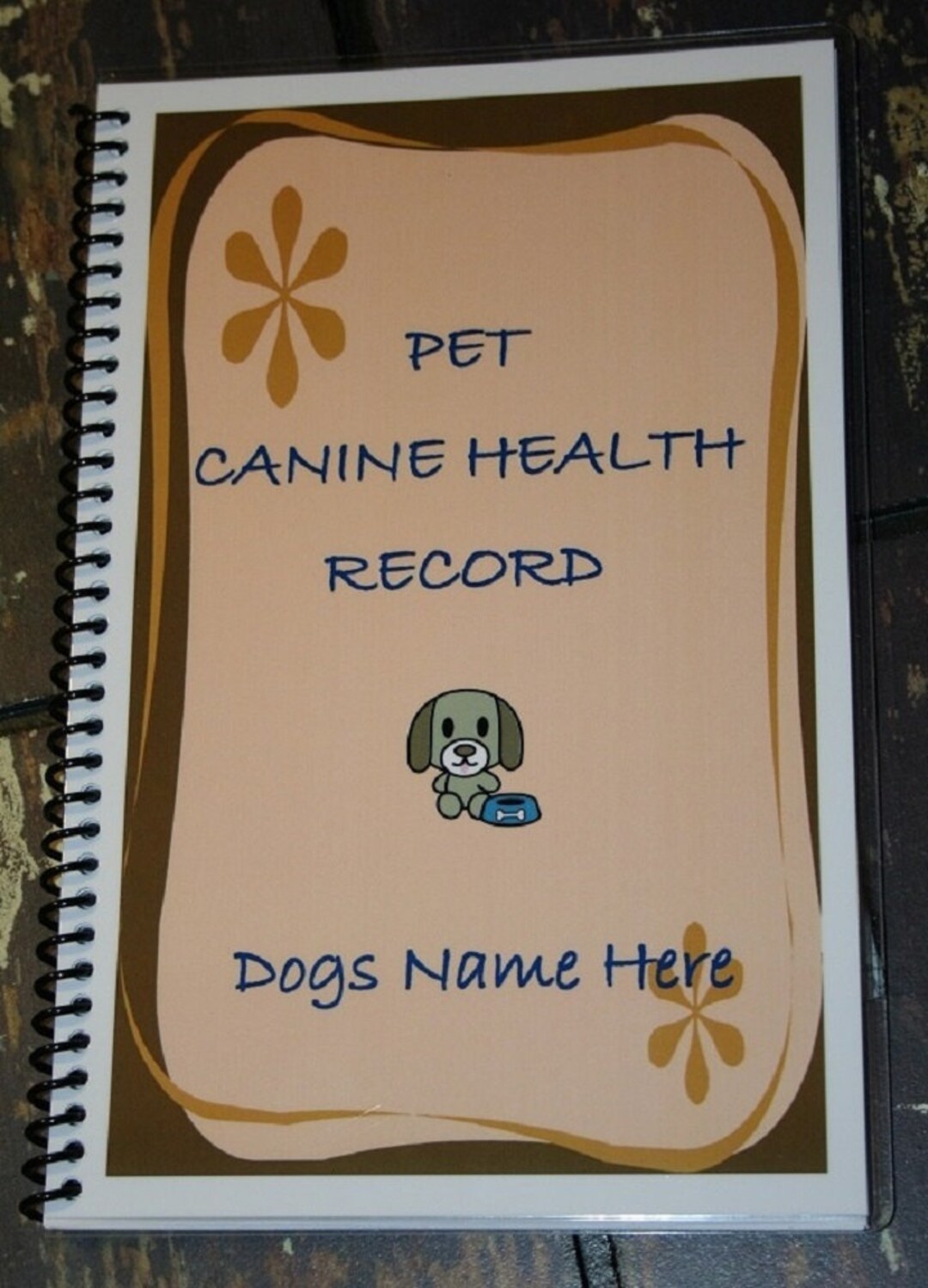 Pet Canine Health Dogs Shot Vaccination and Vet Record Book ...