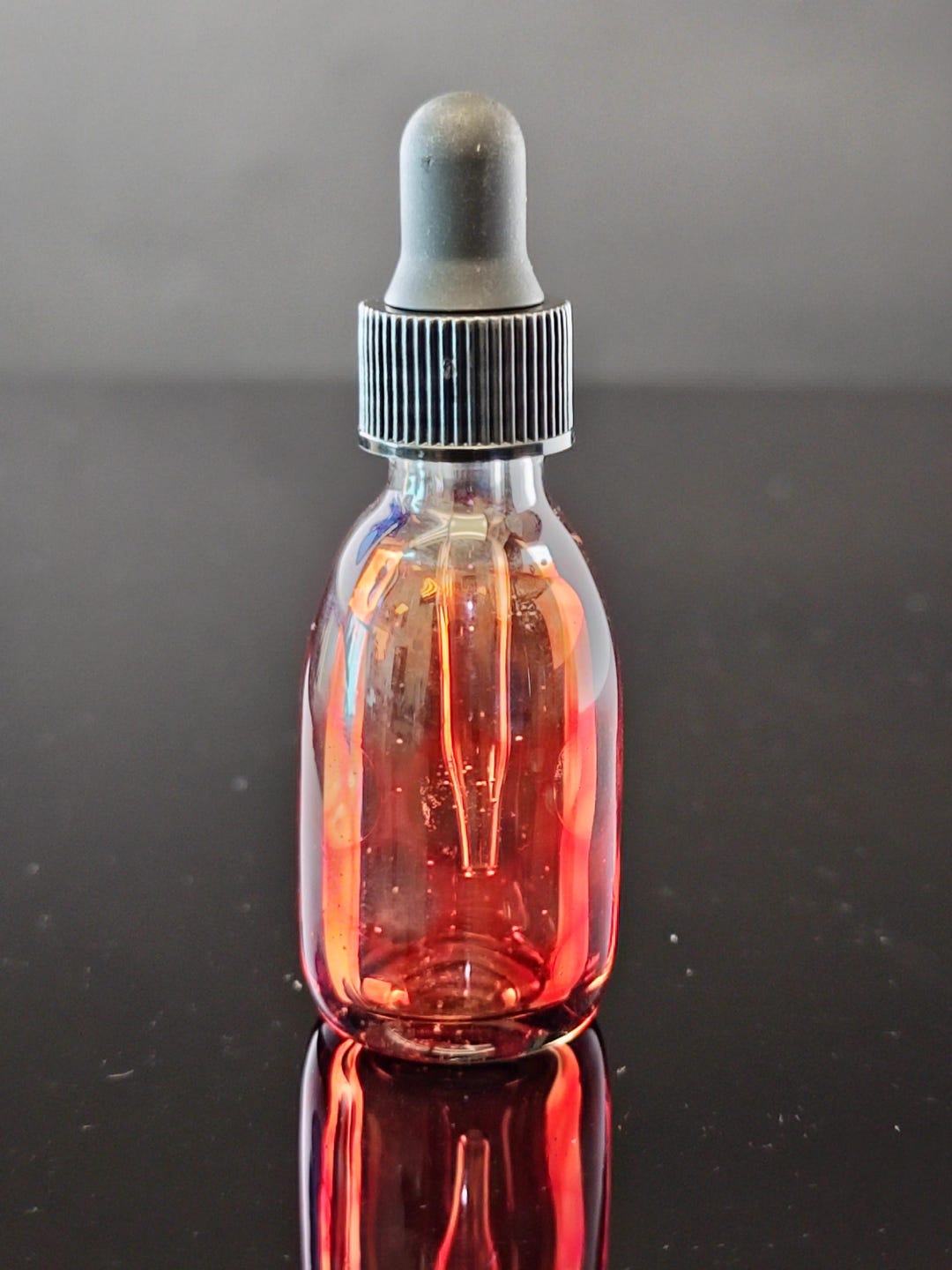 Transparent Red Vial - Etsy