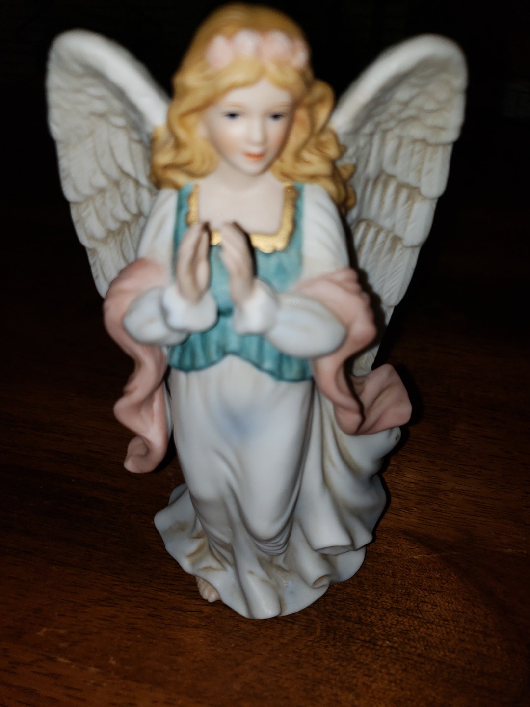 Porcelain Angelic Prayers Angel Figurine - Etsy