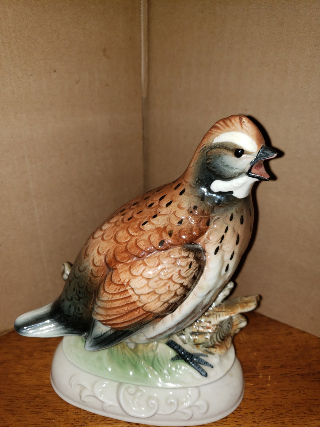 Vintage Napco Porcelain Bob White - Etsy