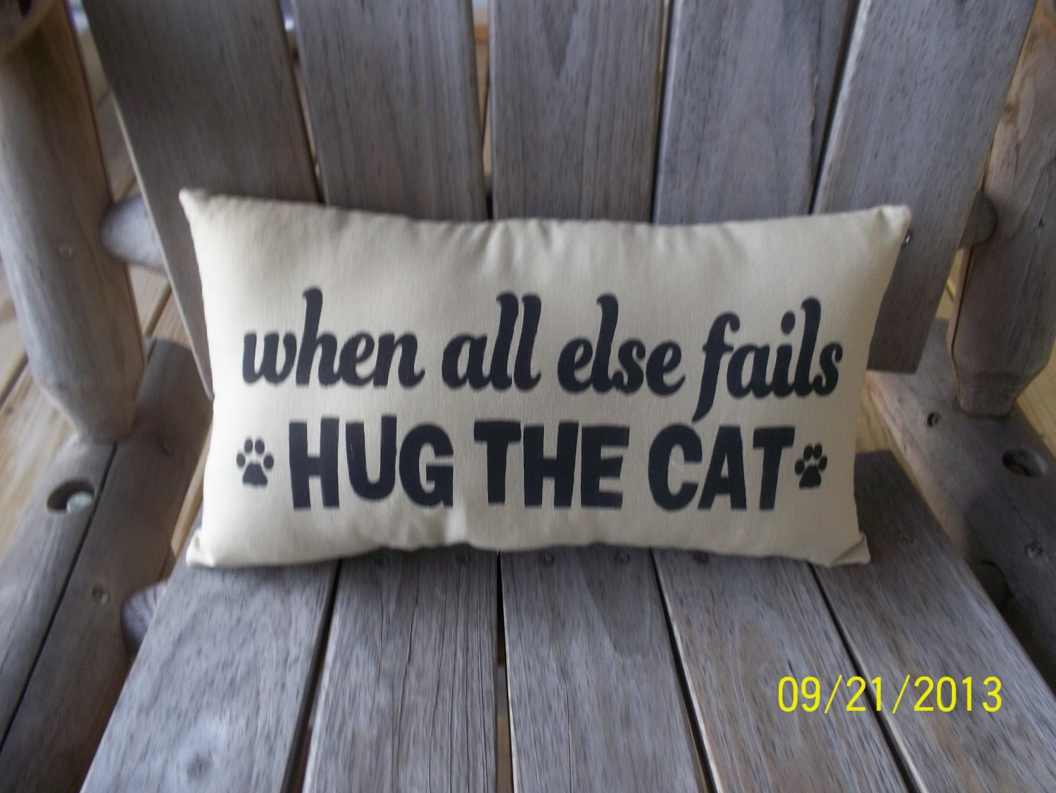 When All Else Fails Hug A Cat Primitive Handmade Stencil - Etsy