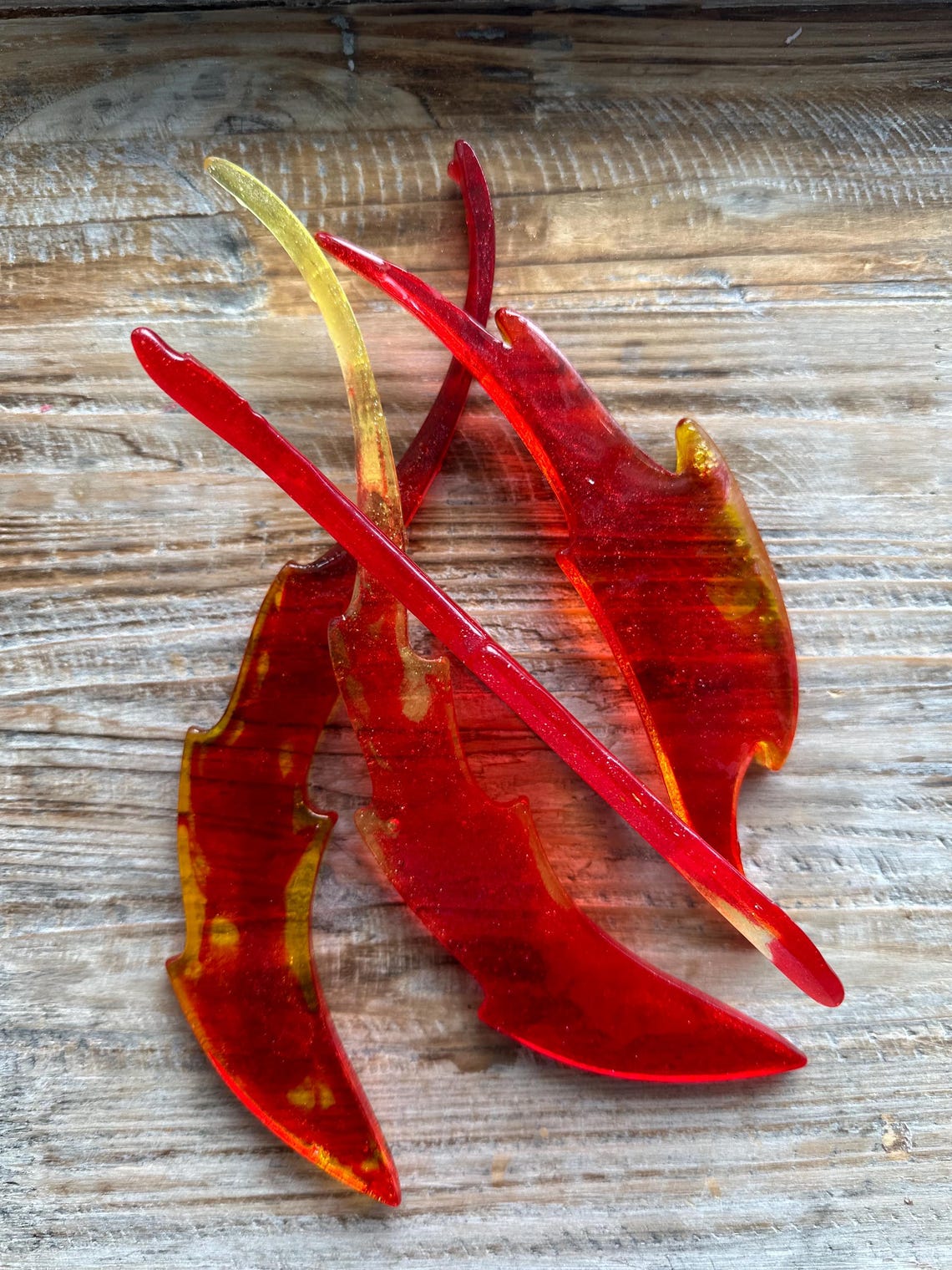 Edible Sugar Flames for Cakes - Fire Cake Topper - Etsy