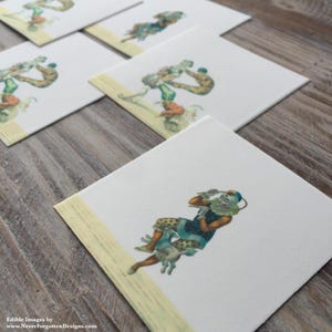 Pre Cut Custom Edible Square Photo Edible Images for Cookies, Cupcakes ...