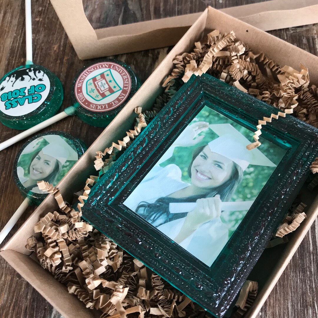 Edible Sugar Chocolate Candy Photo Frame With Edible Photo Image for ...