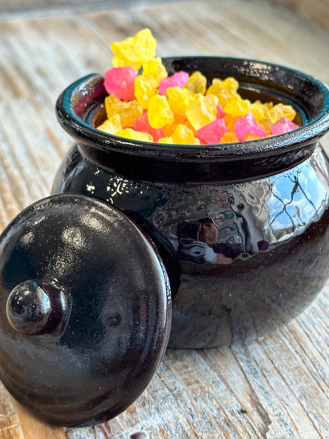 Hard Candy Cauldron Jar With Lid - Witch Brew - Pot of Gold - Candy Jar ...