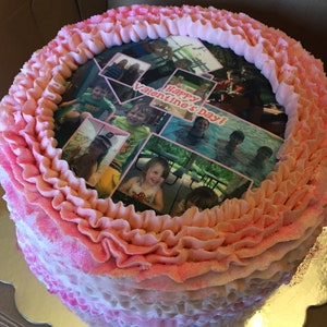 Edible Wafer Paper Burn Cake Images From an Inspected Food Registered ...