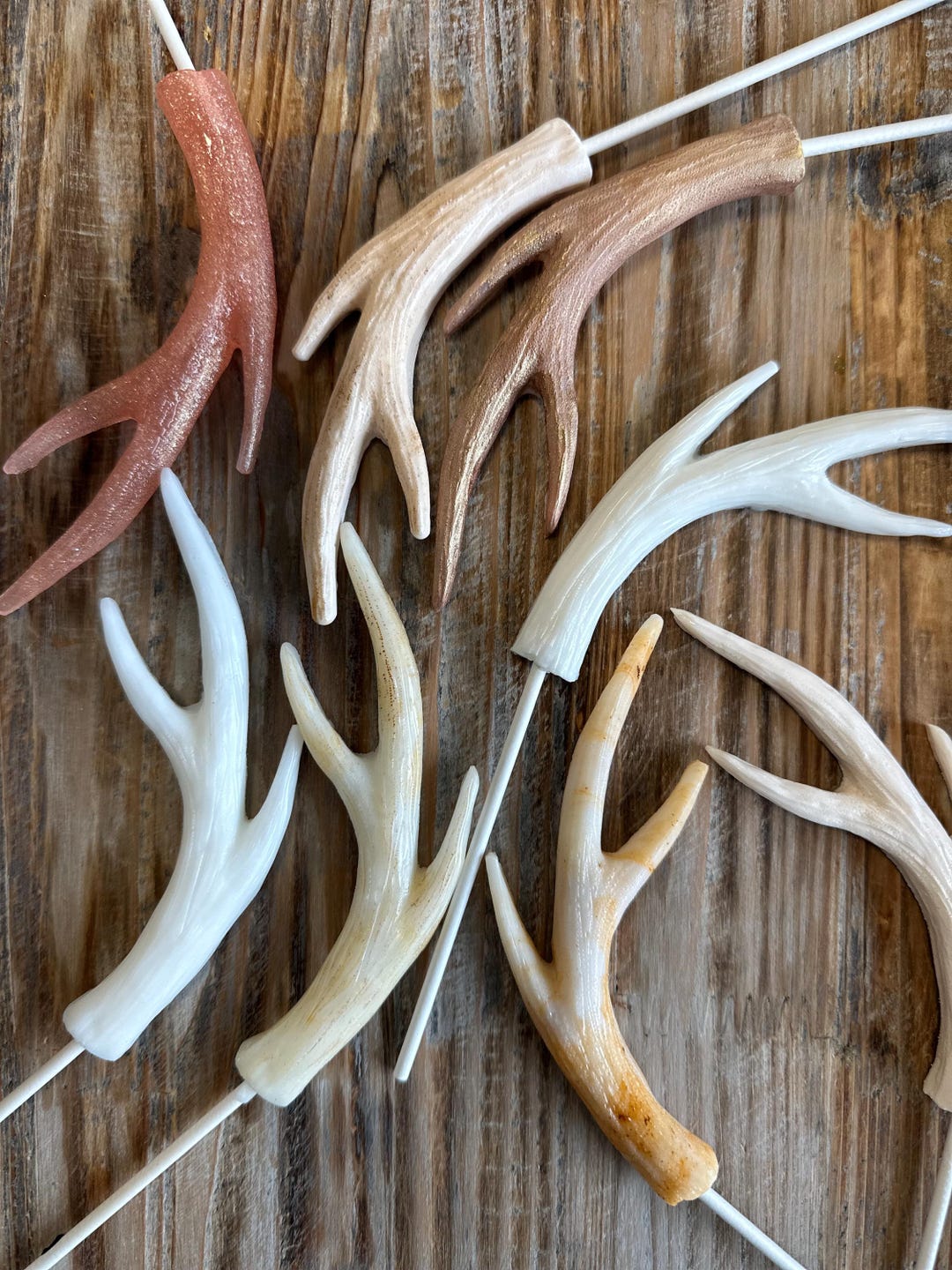 Edible Sugar Antlers Cake Topper, the Hunt is Over, Antler Cake Wedding ...