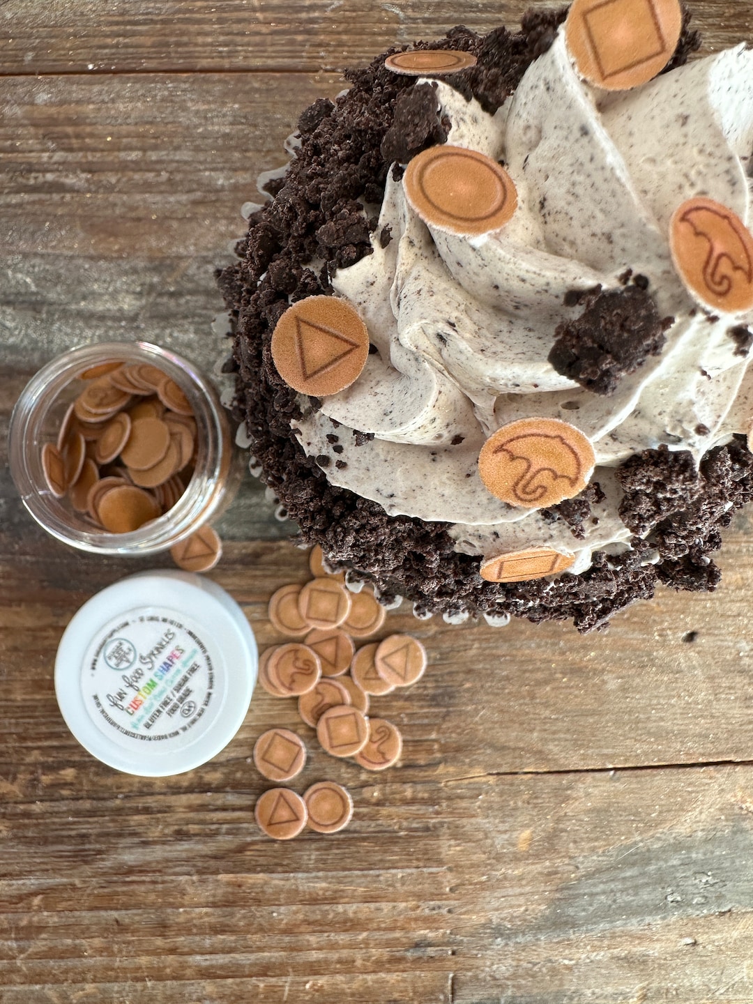 Miniature Edible Wafer Paper Dalgona Games Sprinkles | Candy | Korean ...