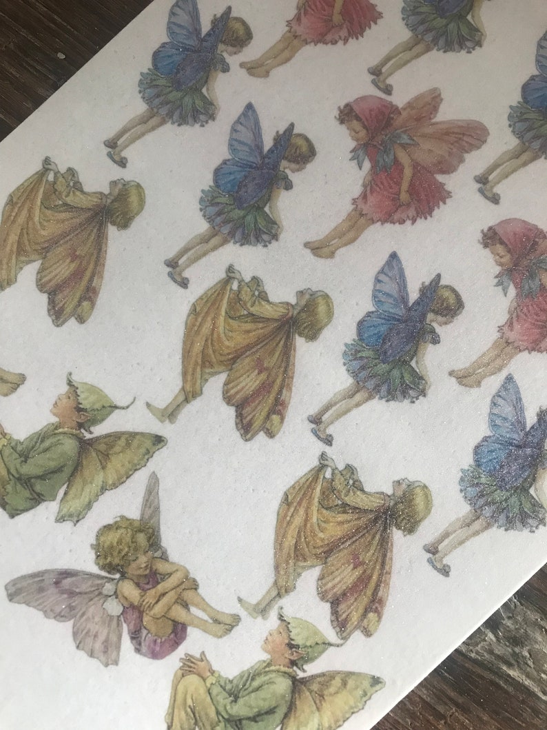 Edible Wafer Paper Fairies for Cakes & Cupcakes - Etsy