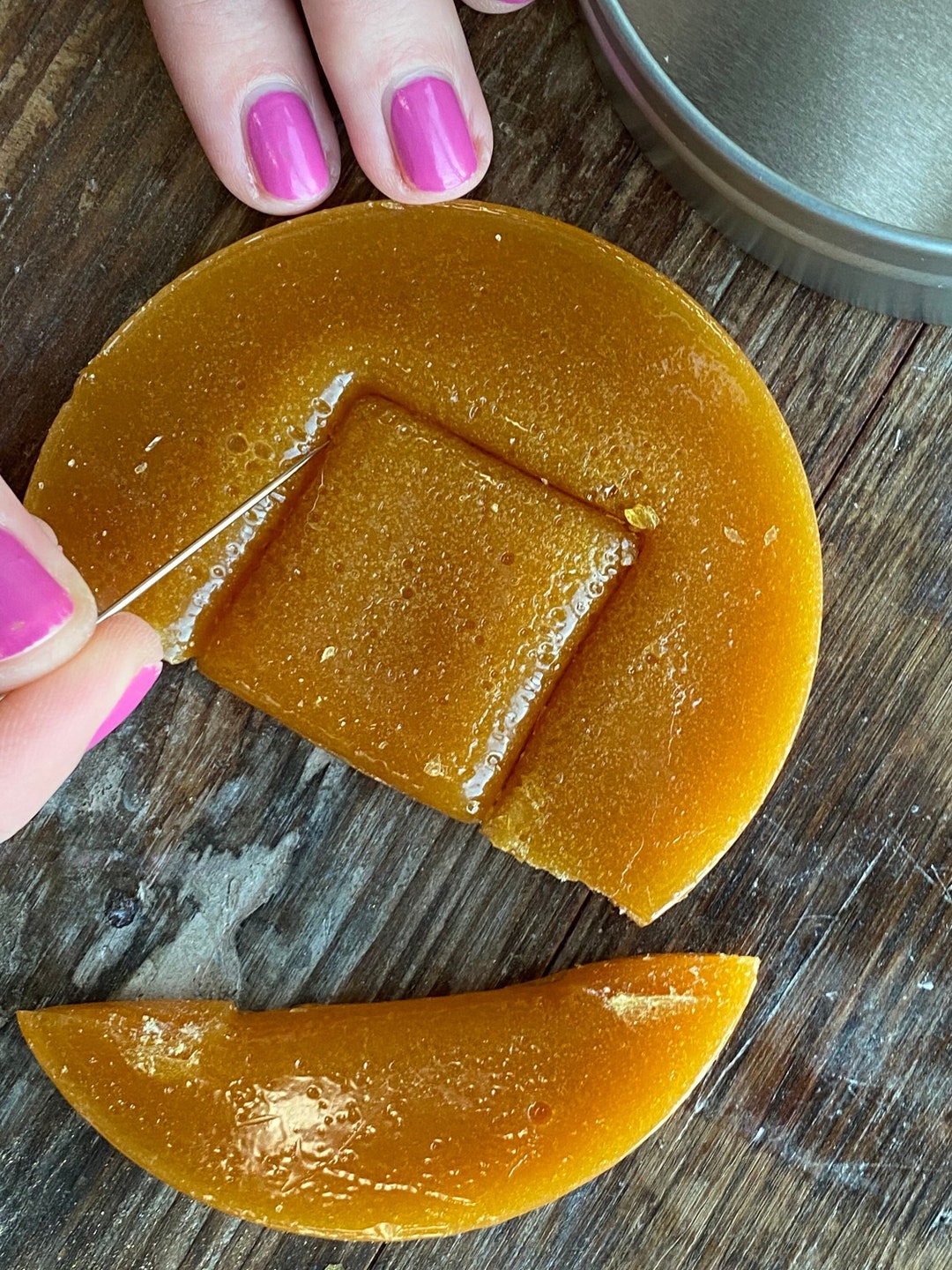 Hard Candy Dalgona Games in Tin With Needle for Lockdown | Candy ...