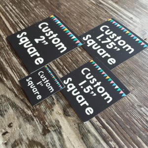 Pre Cut Custom Edible Square Photo Edible Images for Cookies, Cupcakes ...