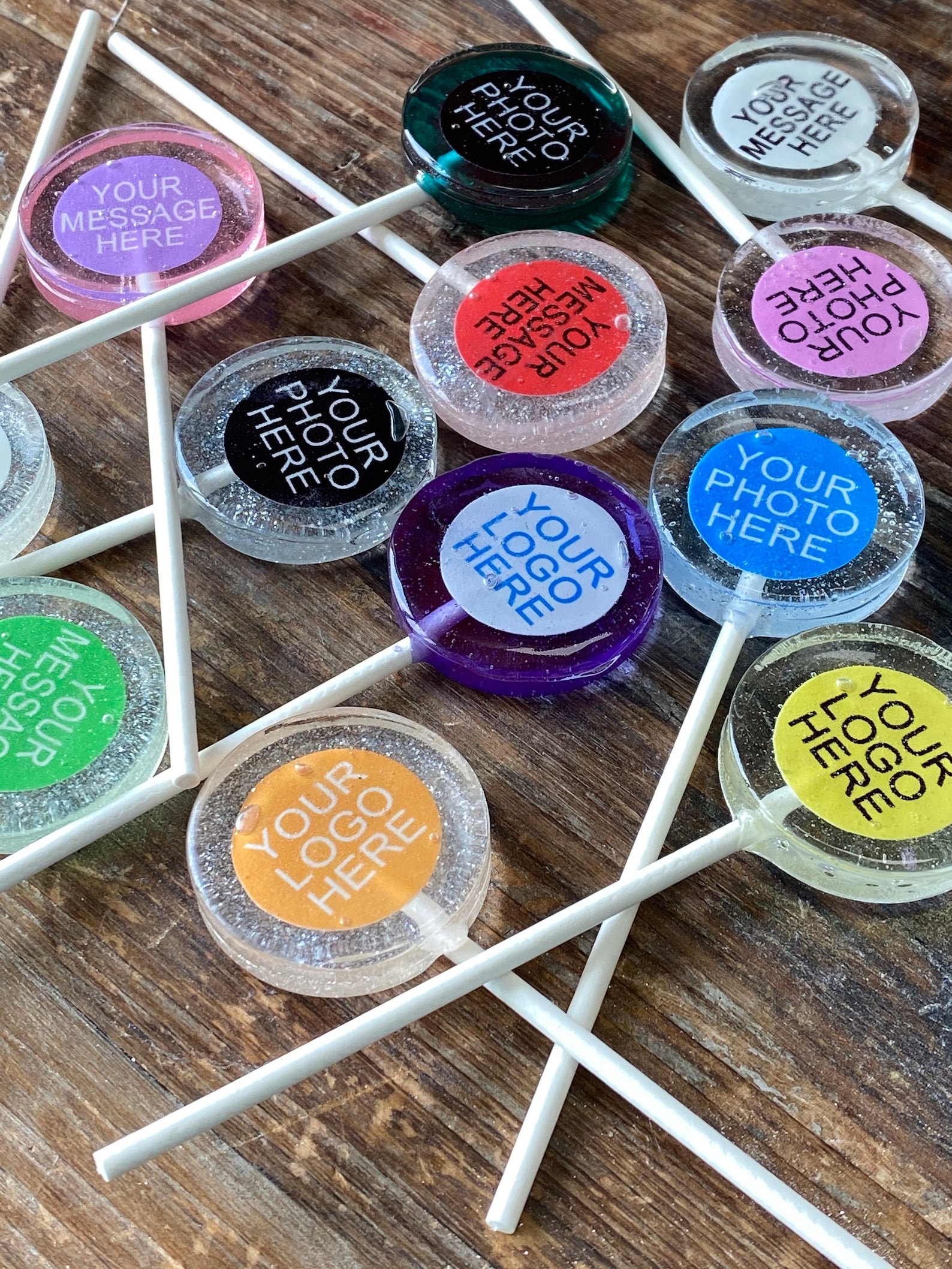 Custom Image Picture Photo Logo MINI Lollipops Made in Food - Etsy