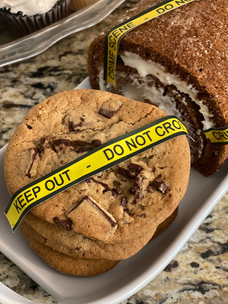 Candy Crime Scene CSI Serial Killer Cake Cupcake Toppers Hard - Etsy ...