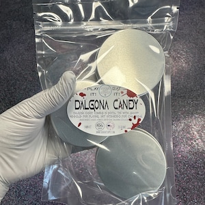 Mini 2 Inch Hard Candy Cookie Dalgona Games in Tin With Needle for ...