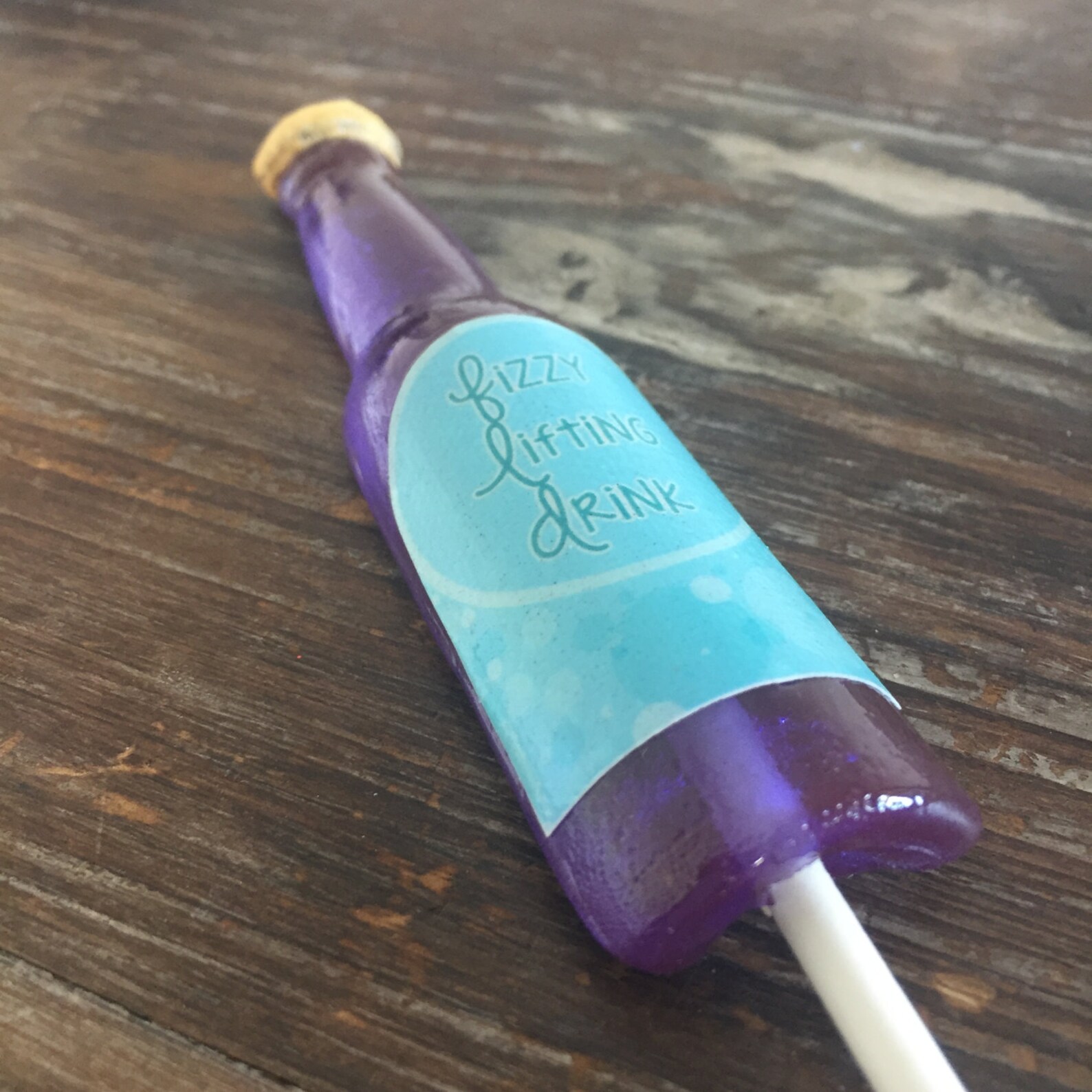 Chocolate Facotry Fizzy Lifting Drink Lollipop Suckers Grape Flavored ...