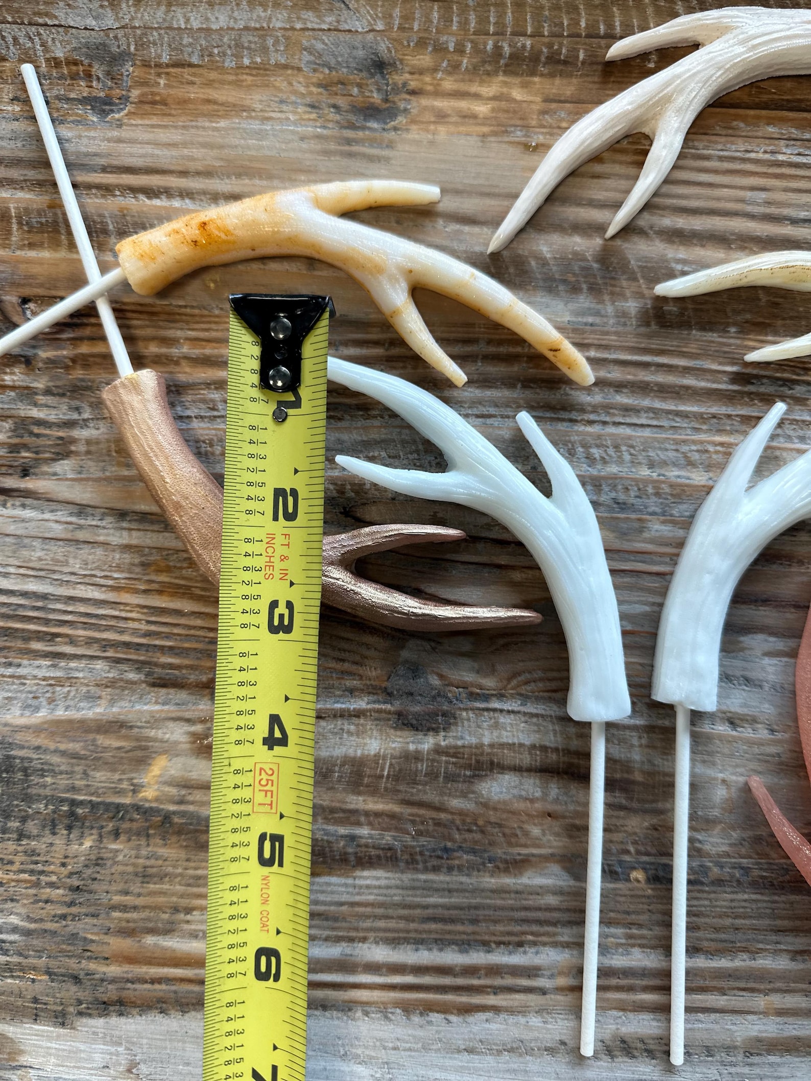 Edible Sugar Antlers Cake Topper, the Hunt is Over, Antler Cake Wedding ...