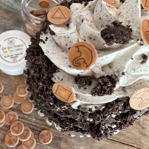 Miniature Edible Wafer Paper Dalgona Games Sprinkles | Candy | Korean ...