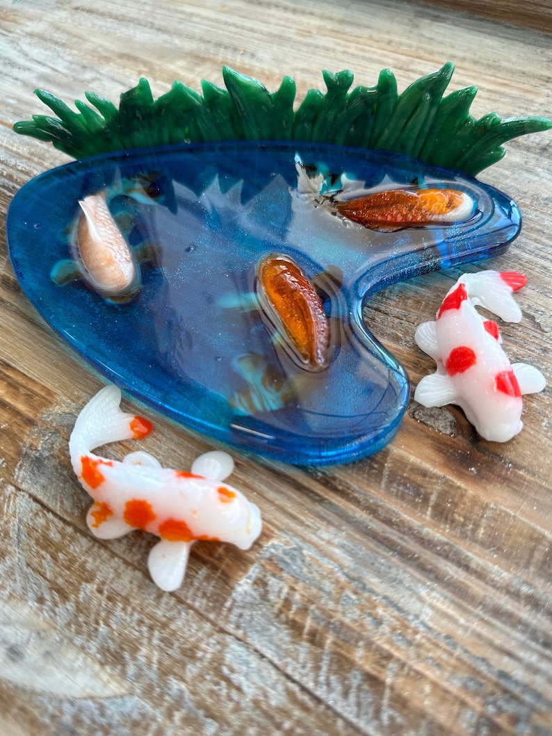 Sugar Art Koi Pond Fish Japanese Fish Cake Topper Sugar Sculpture - Etsy