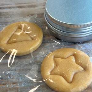 Mini 2 Inch Hard Candy Cookie Dalgona Games in Tin With Needle for ...