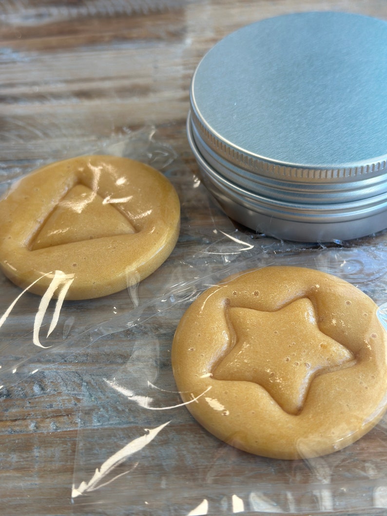 Mini 2 Inch Hard Candy Cookie Dalgona Games in Tin With Needle for ...