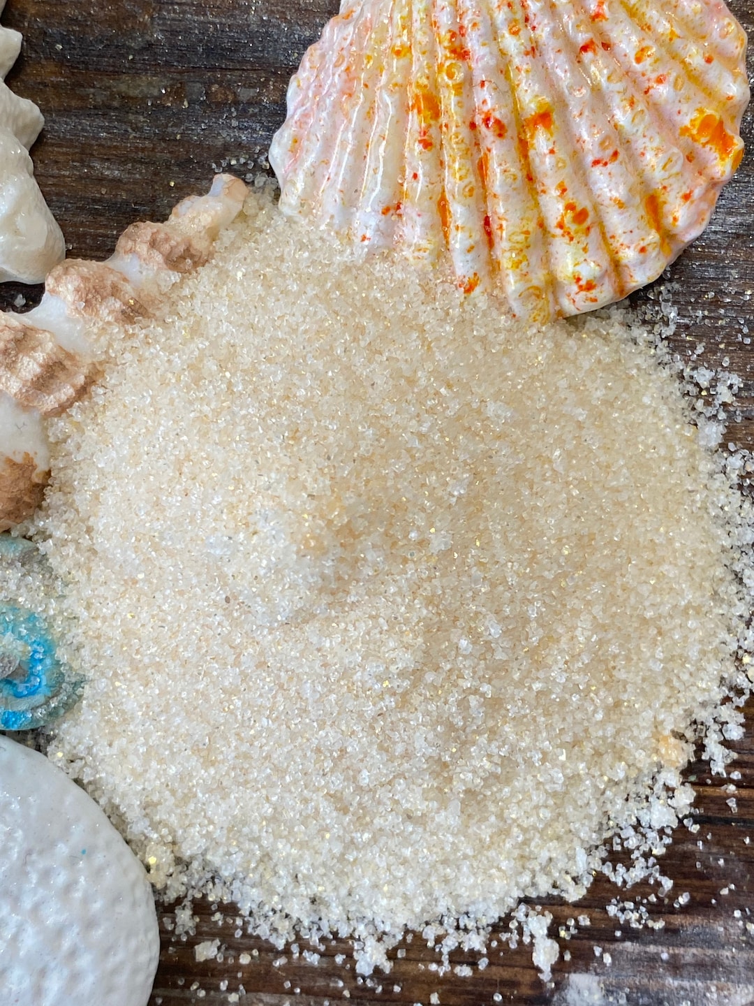 Edible Sparkling Beach Sand for Cupcake or Cake Topper Beach Wedding ...