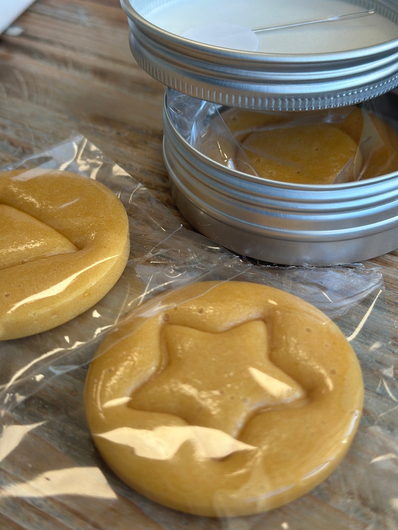 Mini 2 Inch Hard Candy Cookie Dalgona Games in Tin With Needle for ...