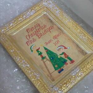 Edible Sugar Chocolate Candy Photo Frame With Edible Photo Image for ...