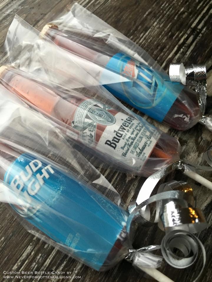 Beer Bottle Lollipop Suckers Root Beer Flavored Gift Bachelor - Etsy