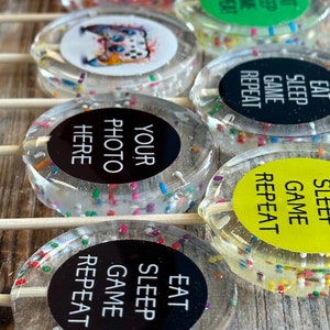 Video Gamer Hard Candy Lollipops Tween Teen Party Favor Gift Made in ...