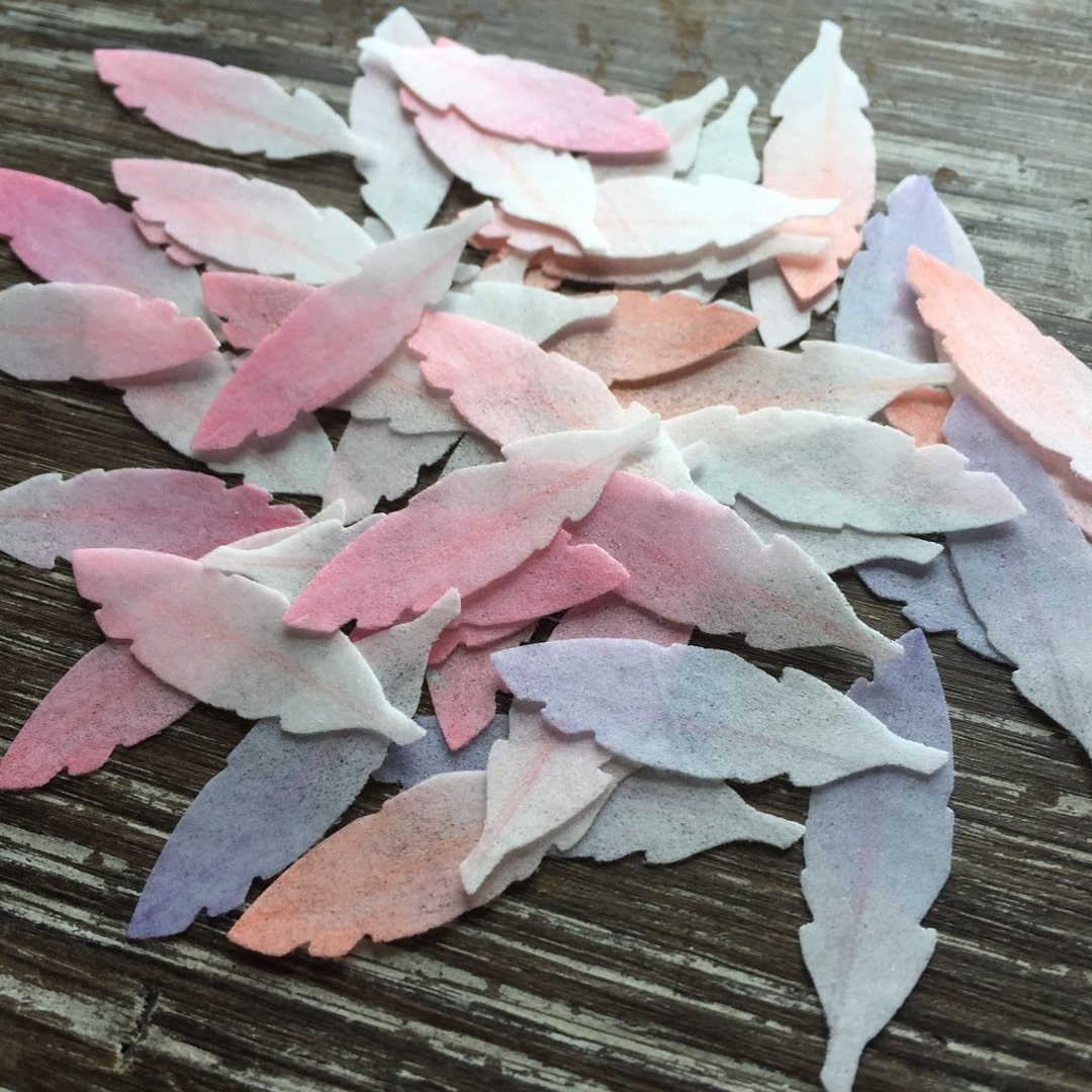Custom Edible Boho Feathers for Cupakes and Plates - Etsy