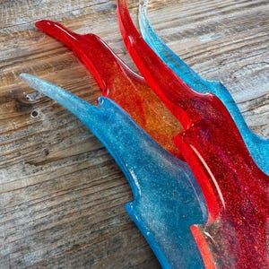 Edible Sugar Flames for Cakes - Fire Cake Topper - Etsy