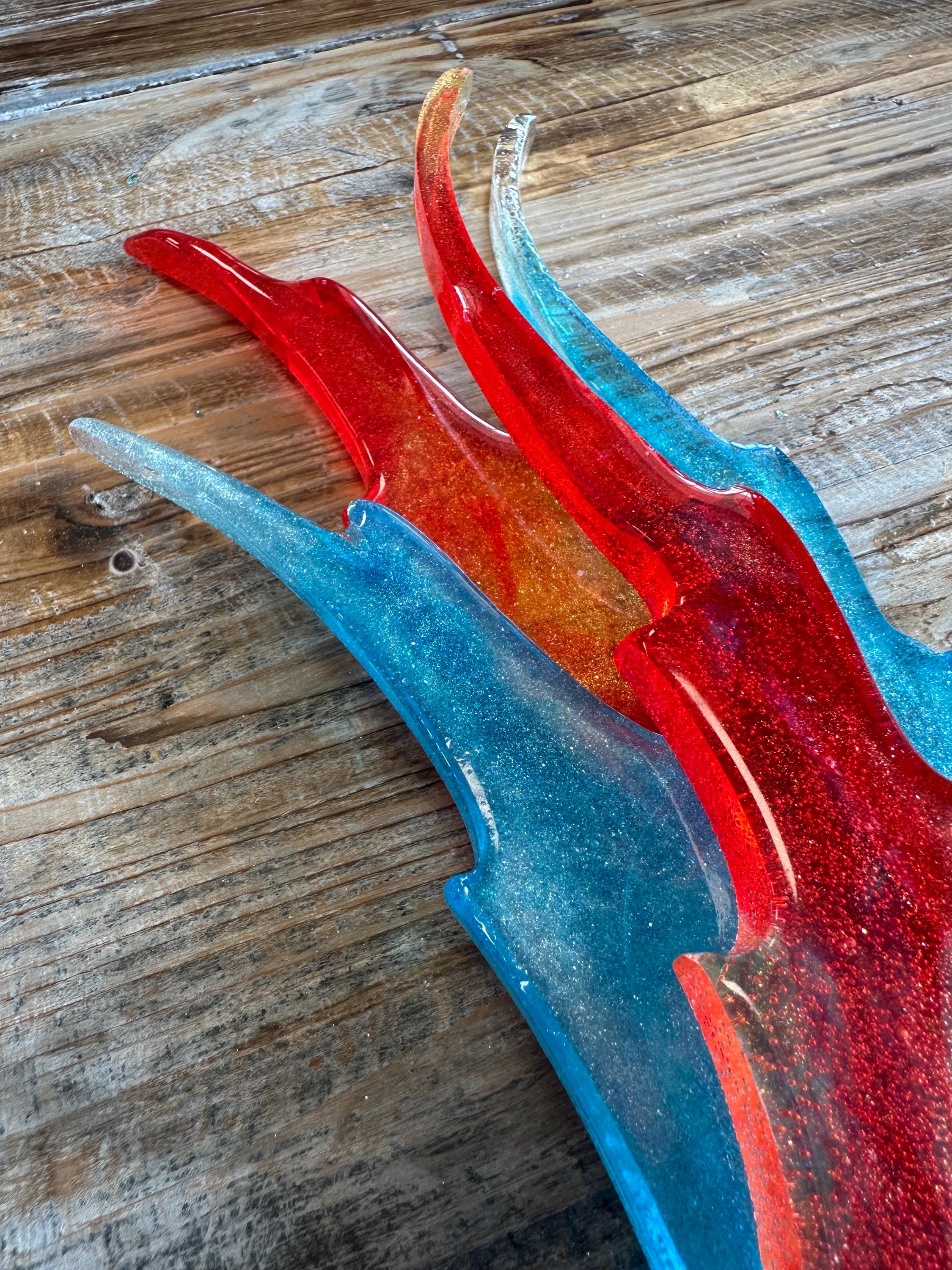 Edible Sugar Flames for Cakes - Fire Cake Topper - Etsy