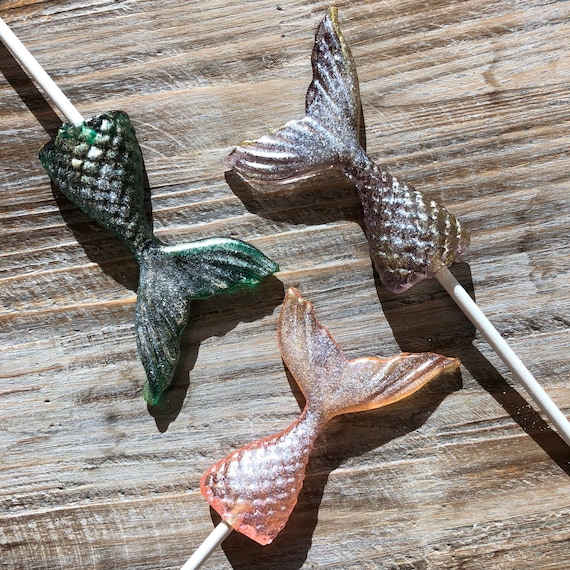 Candy Mermaid Tail Lollipops Harrd Candy Suckers by Never Forgotten ...