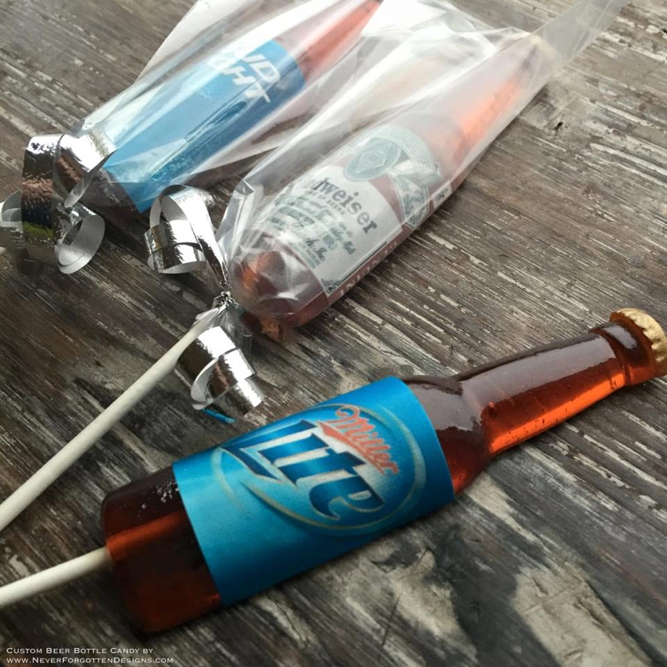 Beer Bottle Lollipop Suckers Root Beer Flavored Gift Bachelor - Etsy