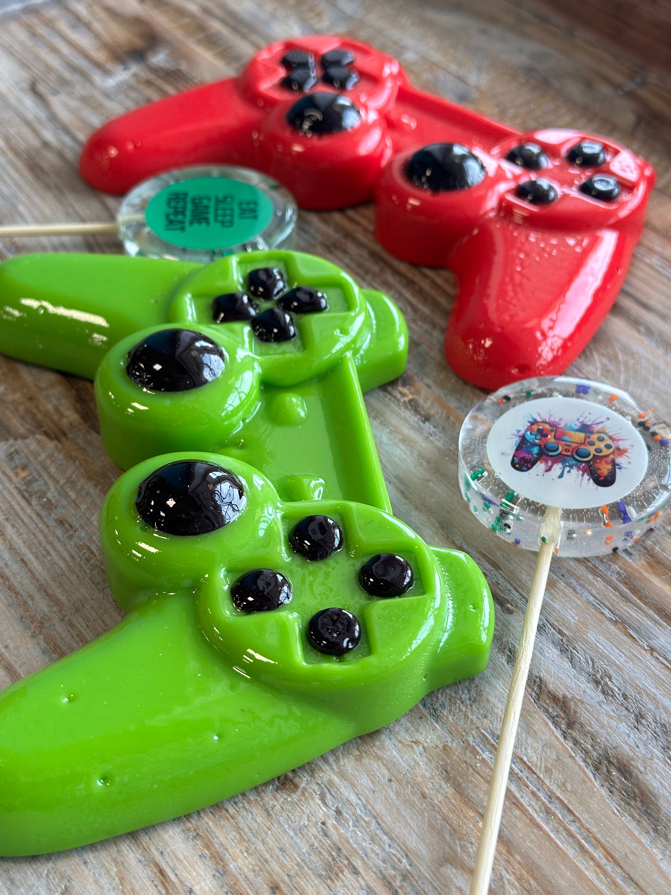 Edible Game Controller Hard Candy Sugar for Cakes - Video Gamer Cake ...