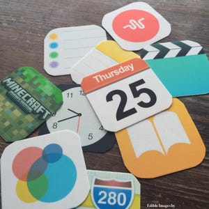 Pre Cut Custom Edible Square Photo Edible Images for Cookies, Cupcakes ...