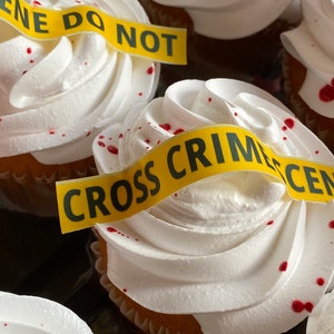 Edible Flexible Crime Scene Tape for Halloween Police Crime Line Party ...