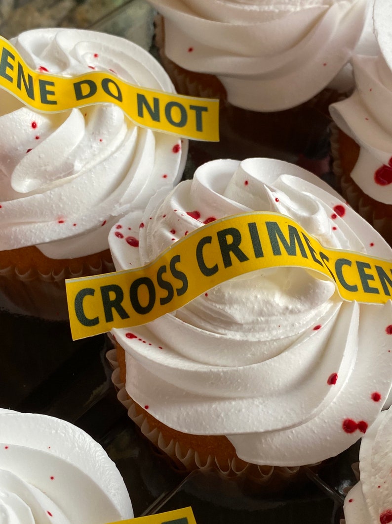 Edible Flexible Crime Scene Tape for Halloween Police Crime Line Party ...