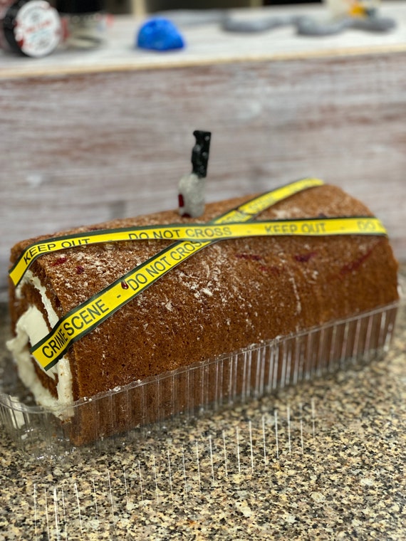 Edible Flexible Crime Scene Tape for Halloween Police Crime Line Party ...