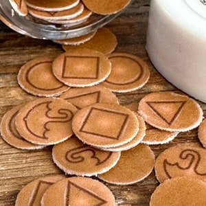 Miniature Edible Wafer Paper Dalgona Games Sprinkles | Candy | Korean ...