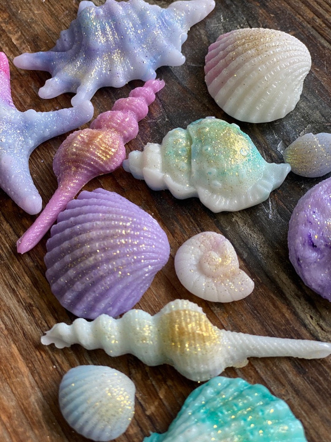 Hard Candy Edible Sugar Shells Very Detailed Cupcake or - Etsy