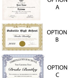 Custom Graduation Diploma Edible Image Wafer Paper Certificates for ...