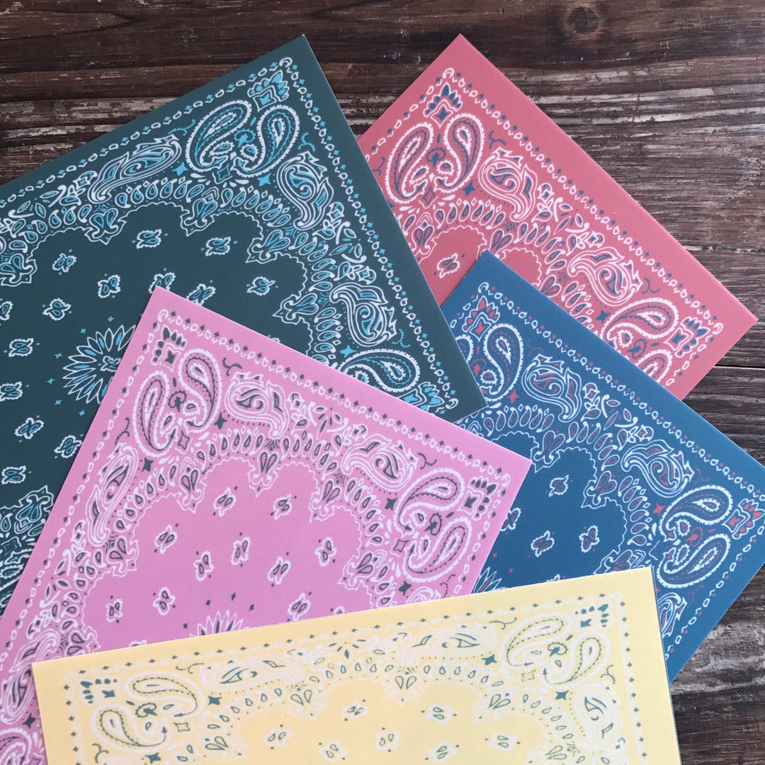 Custom Flexible Fabric Edible Paper Bandana Designs - Etsy