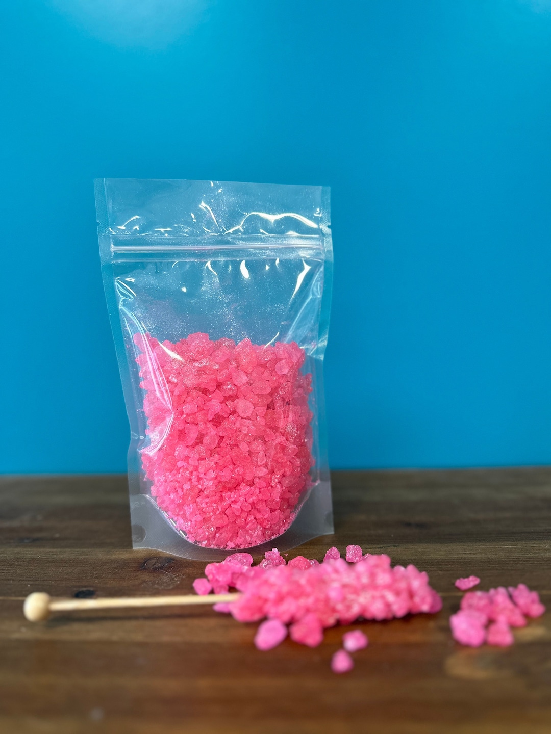 Pink Rock Candy Crystals Glittering Nuggets for Geode Cakes - Cupcakes ...