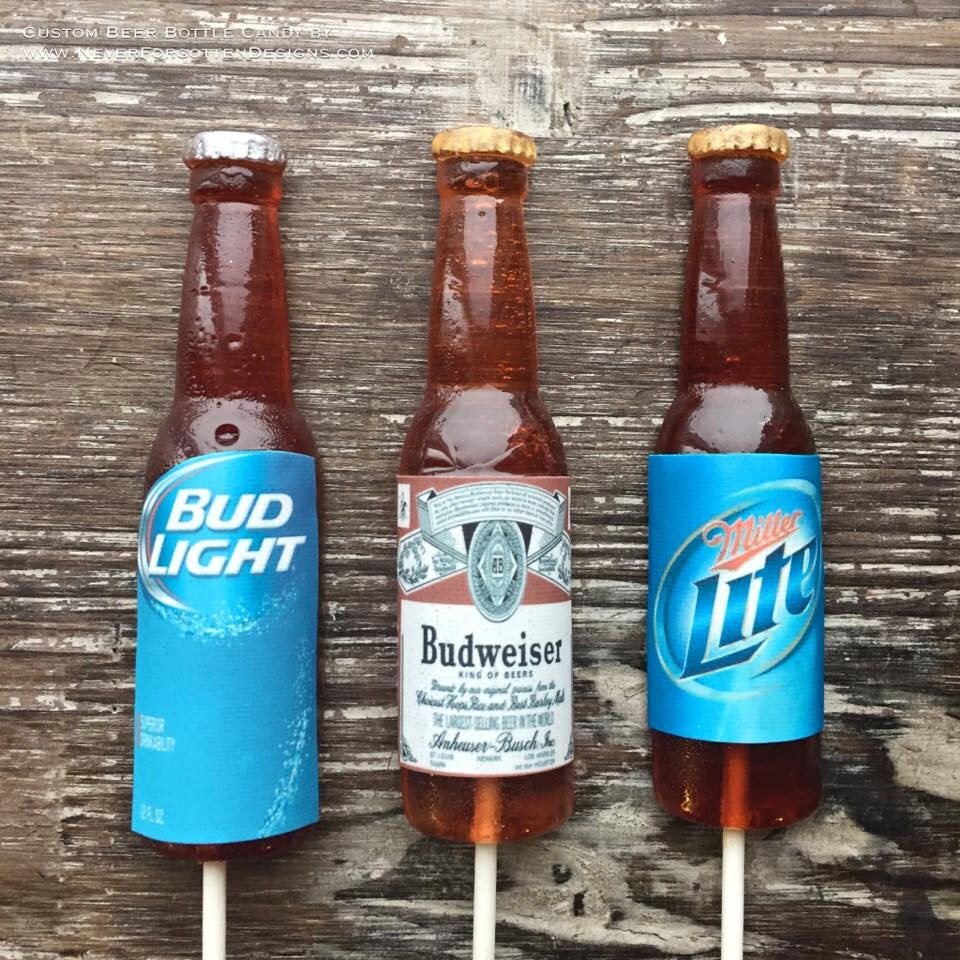Beer Bottle Lollipop Suckers Root Beer Flavored Gift Bachelor - Etsy