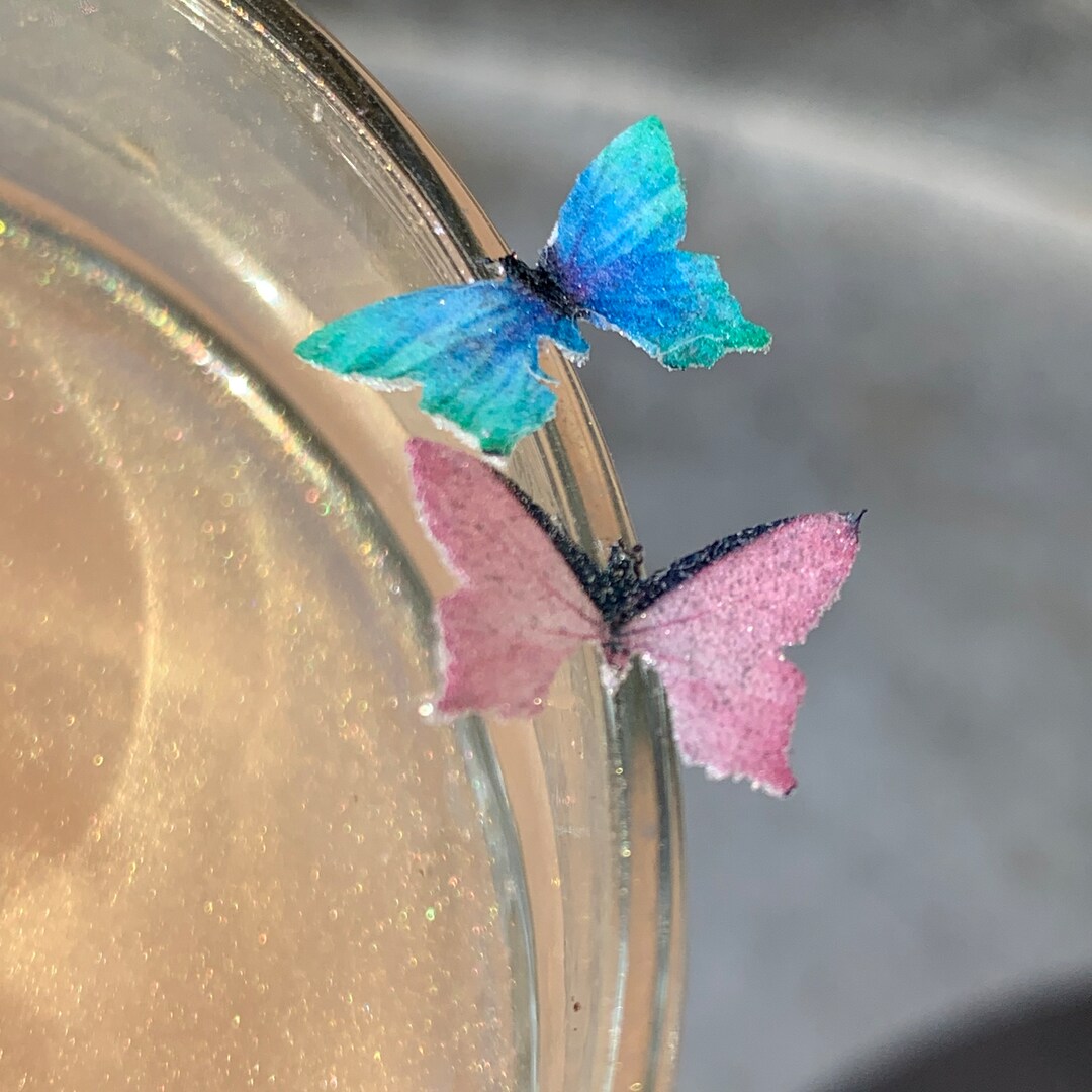 Mini Edible Realistic Butterflies for Cookies Cake Cupcakes Macarons ...