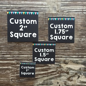 Pre Cut Custom Edible Square Photo Edible Images for Cookies, Cupcakes ...