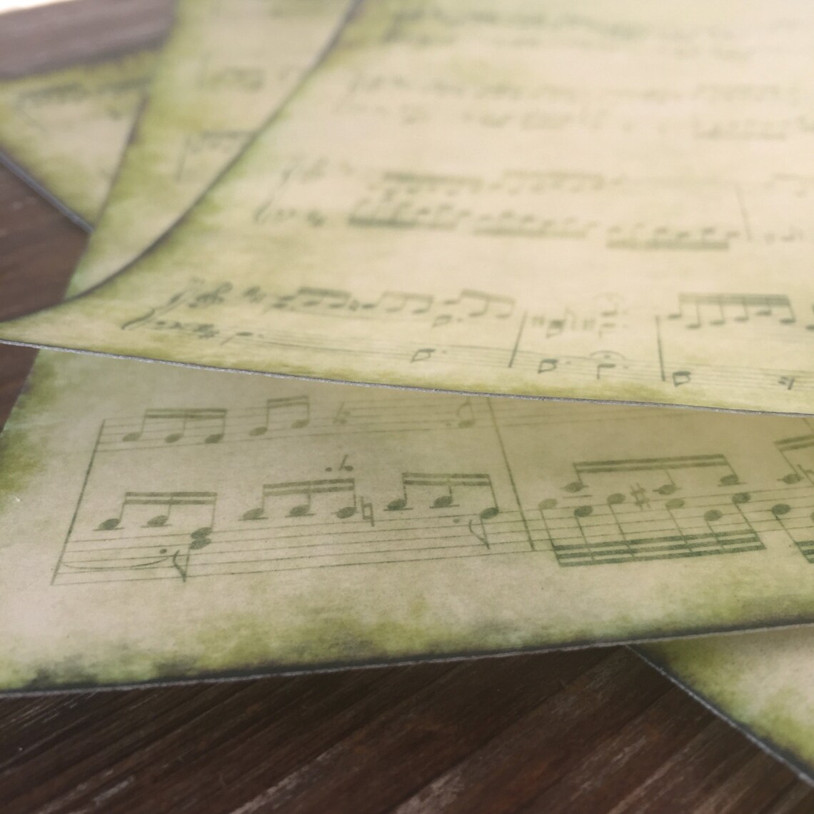 Vintage Aged Edible Music Sheet Images Scales Notes Printed on | Etsy