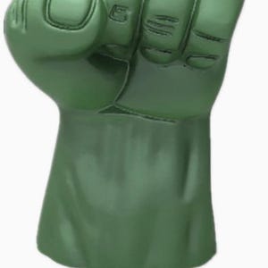 Hand Fist Punch Power Strength Hulk Super Hero Cake Topper Hard Candy ...