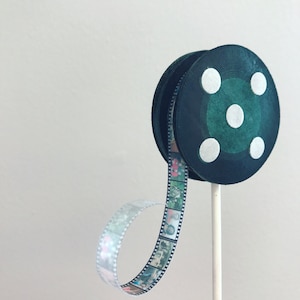 Custom Film Reel Edible Image Cake Wrap for Cakes and Fondant Bow ...